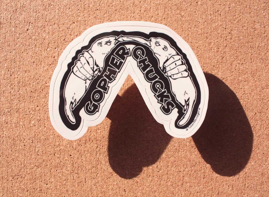 Gopher Chucks Sticker Kung Pow Cult Classic Movie Nunchaku - Etsy