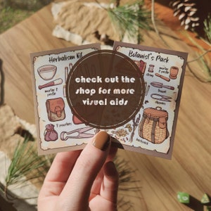 DND Equipment Packs | Complete Set of Visual Aid Reference Cards ...