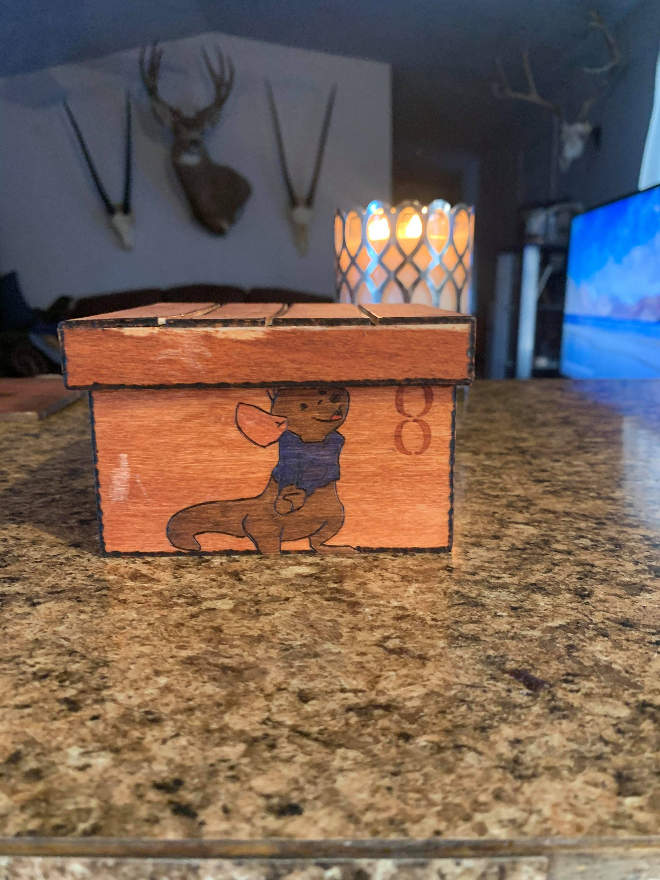 Winnie the Pooh Wood Burned Box - Etsy