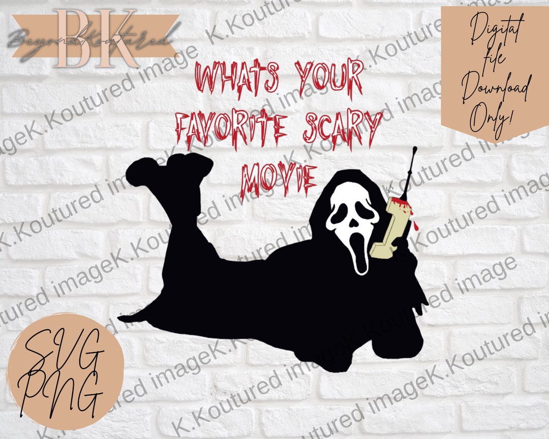 Scream Digital File Svg Png Funny Halloween - Etsy