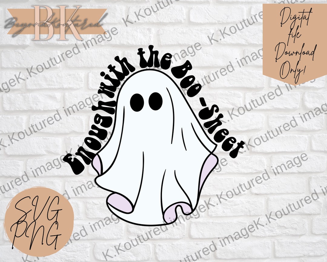 Funny Ghost Digital File | Png | Svg | Booshit - Etsy