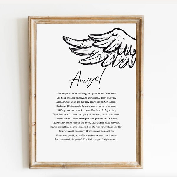 Angel Poem - Etsy