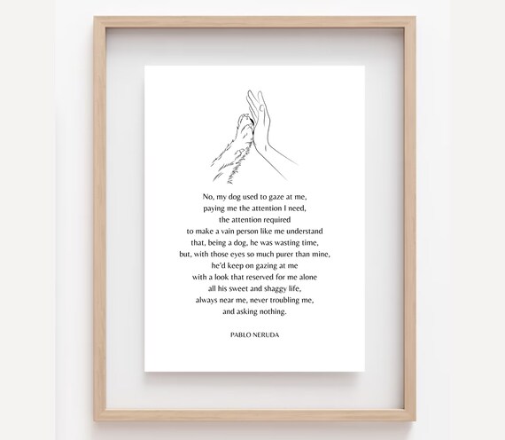 A Dog Has Died By Pablo Neruda Meaning