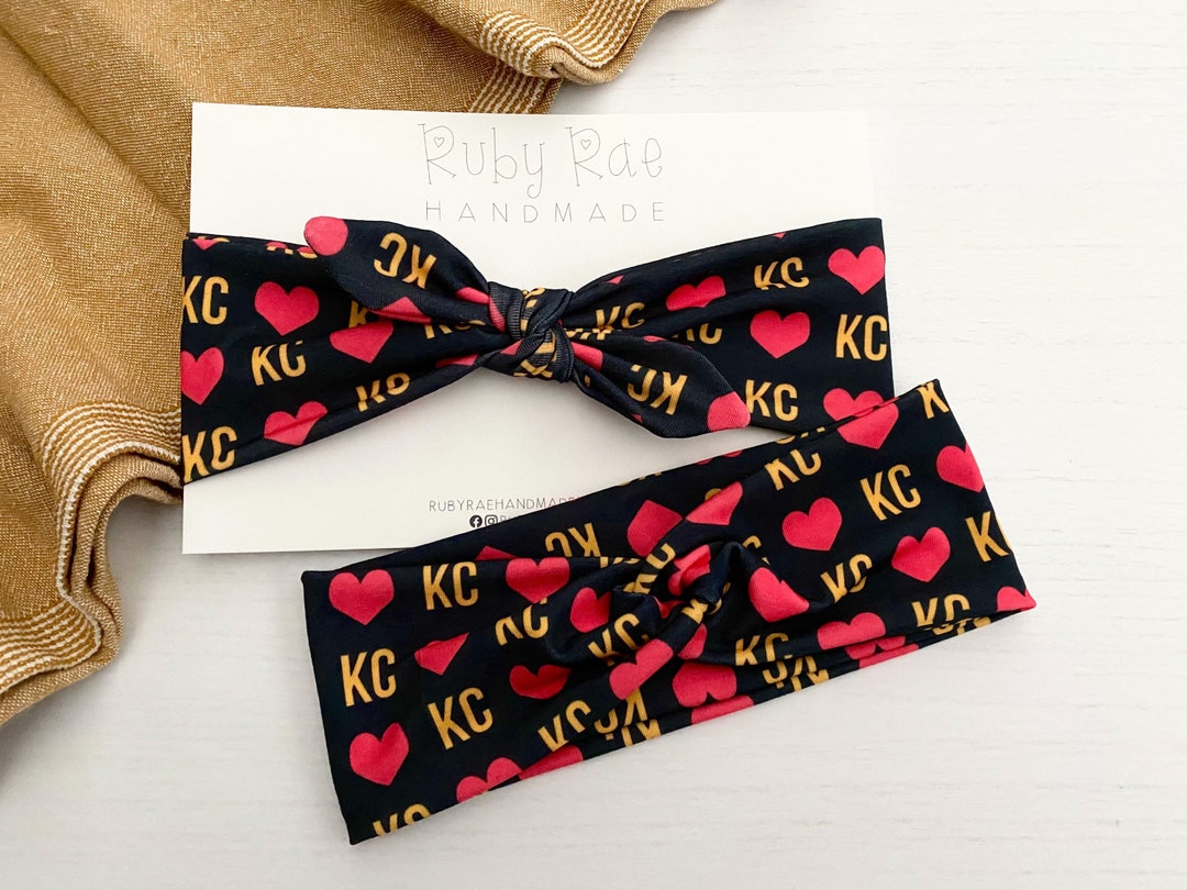 Kansas City Headband Chiefs Twist Headband KC Chiefs Top - Etsy