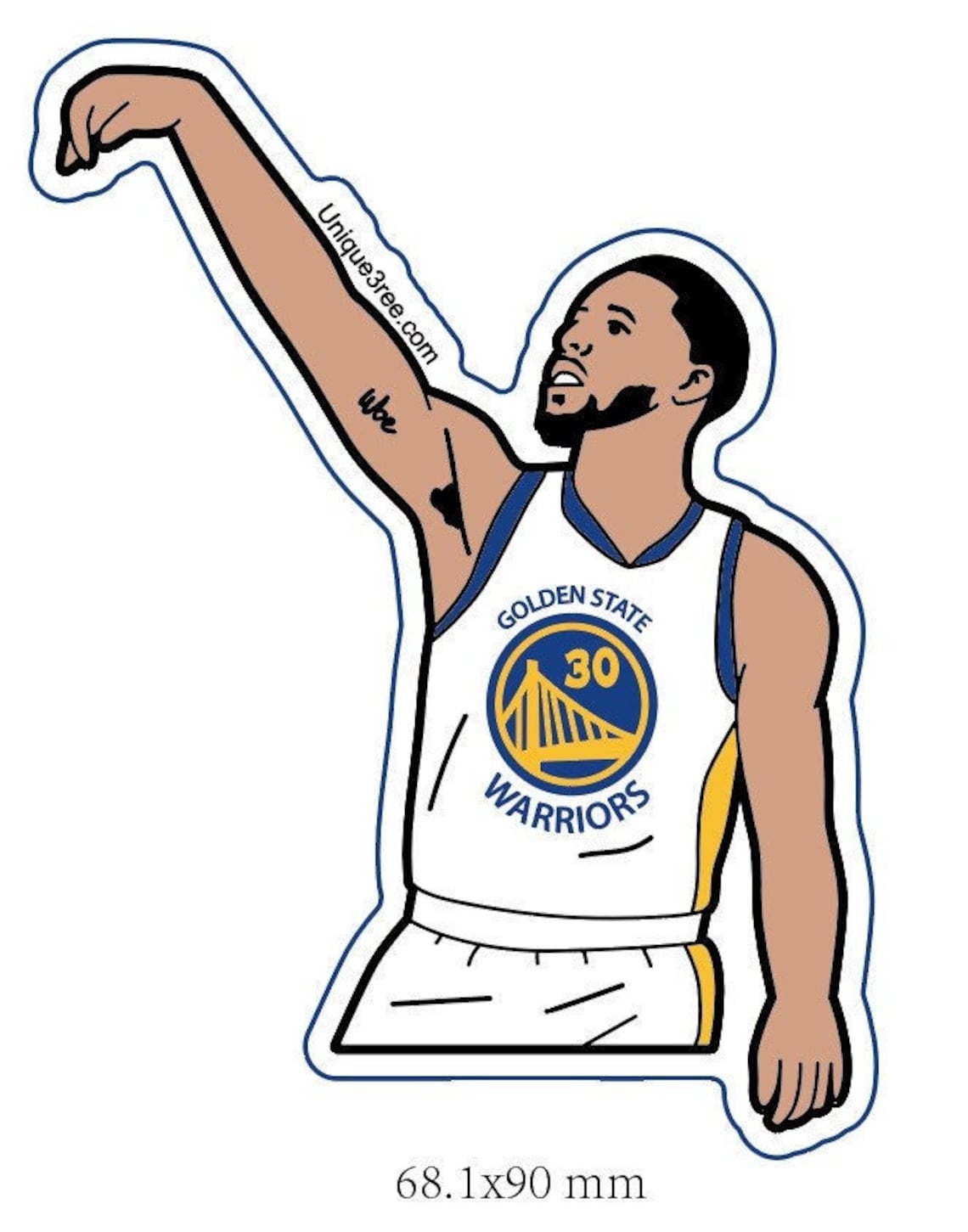 Stephen Curry, Steph Curry Enamel Pin + 2 Stickers + Keychain NBA MVP ...