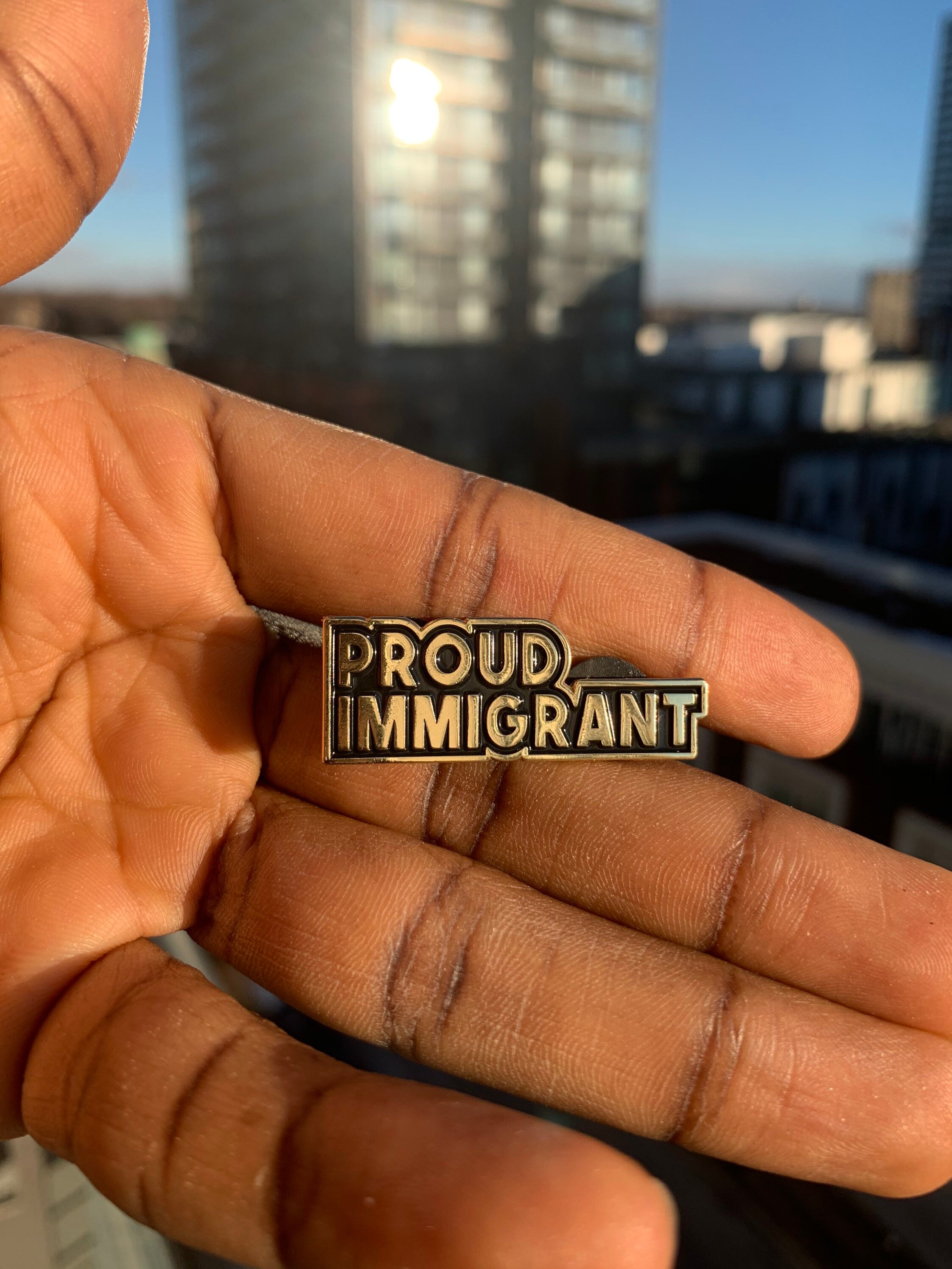 Proud Immigrant Soft Enamel Pin - Etsy