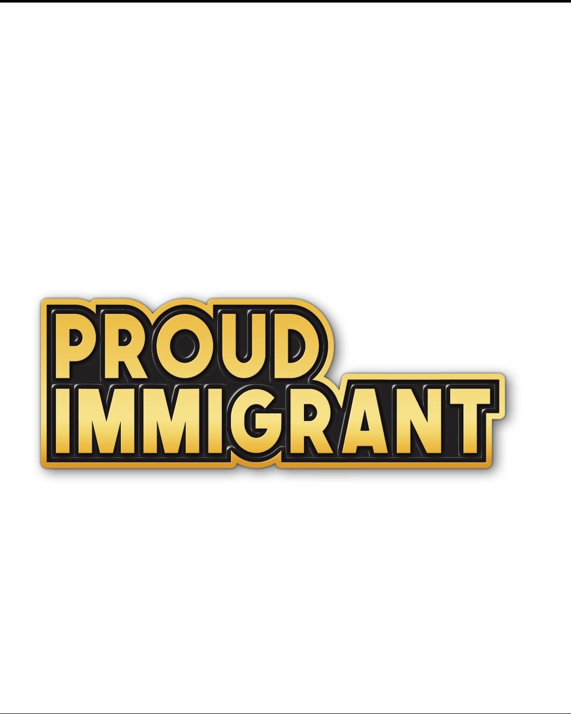 Proud Immigrant Soft Enamel Pin - Etsy