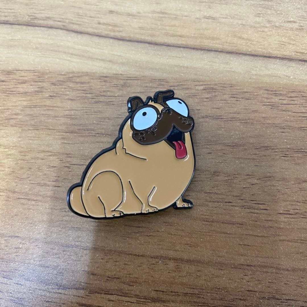 Monchie Dog Pin, Dog Lovers Pin, Pug Life Pin + Stickers - Etsy