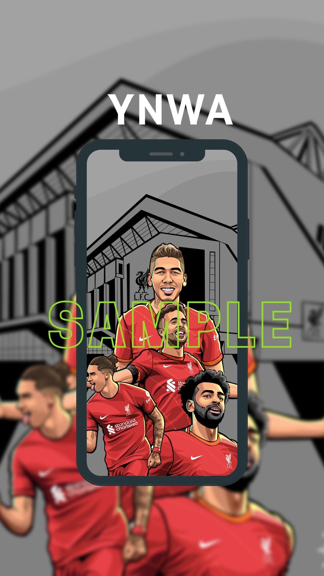 Liverpool 2022-2023 Phone Wallpaper Art 5 WALL PAPERS - Etsy