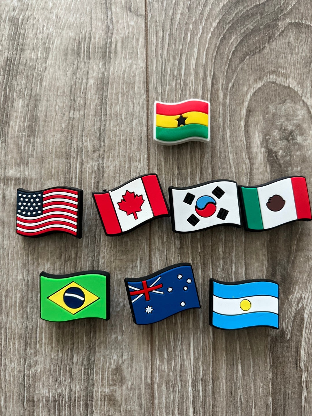 World Cup Croc Charms Argentina. South Korea, Ghana , Nigeria ...