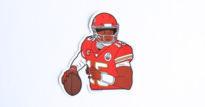 Patrick Mahomes Kansas City Chiefs Soft Enamel Pin + Stickers - Etsy