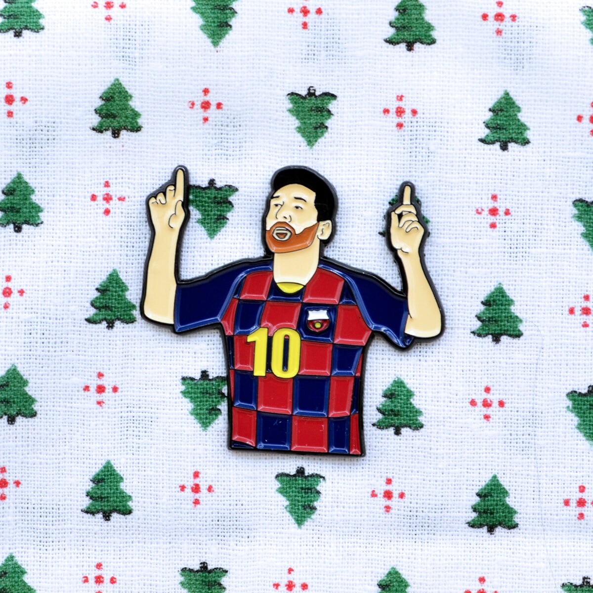 Lionel Messi Barcelona Enamel Pin & 2 Stickers - Etsy