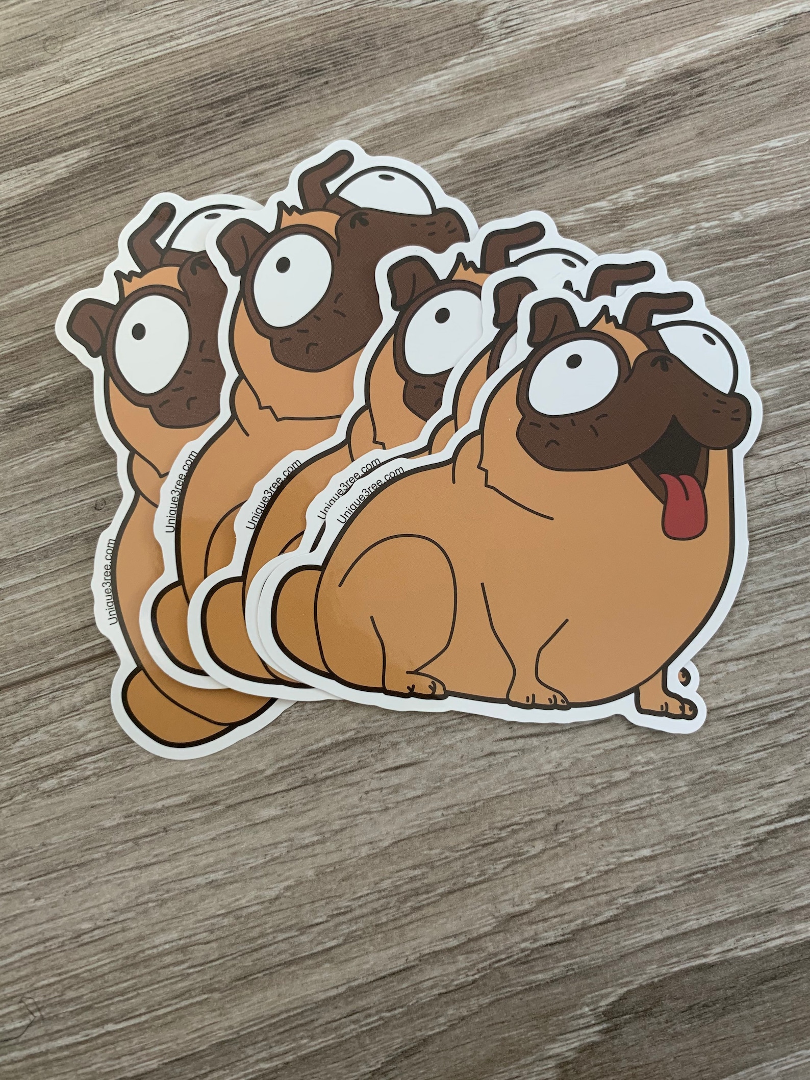 Monchie Dog Pin, Dog Lovers Pin, Pug Life Pin + Stickers - Etsy