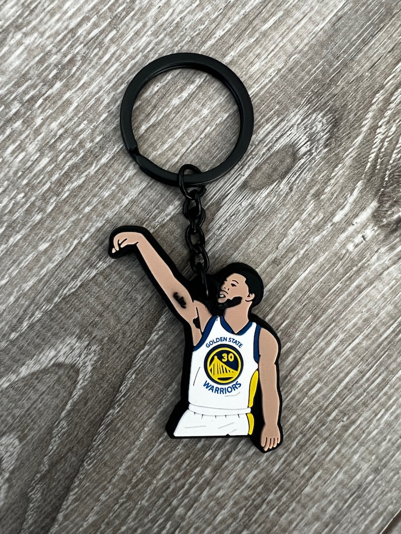 Stephen Curry Steph Curry Enamel Pin 2 Stickers Keychain - Etsy