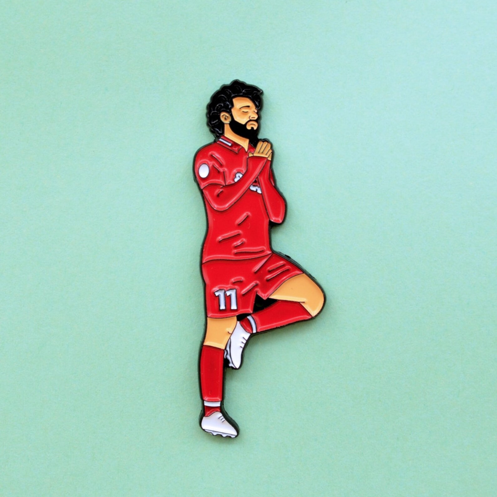Mo Salah Enamel Pin 2 Stickers Liverpool FC - Etsy