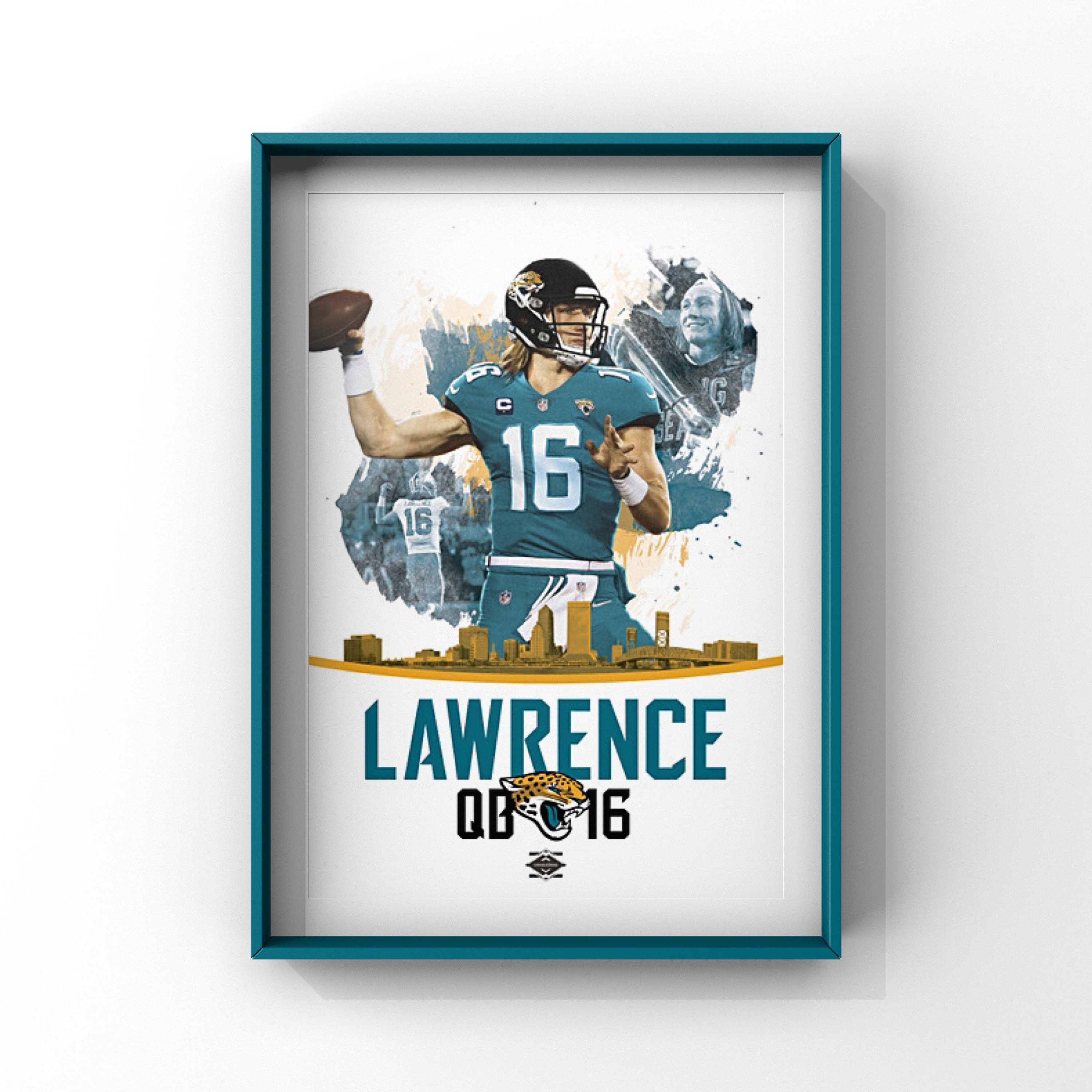 Trevor Lawrence / Jacksonville Jaguars Poster (12 X16 Inches -21 X28 ...