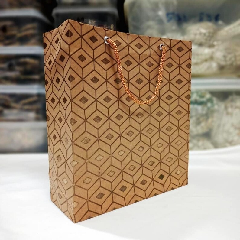 PAPER BAGS / Kraft Retail Shop Gift Bag - Etsy