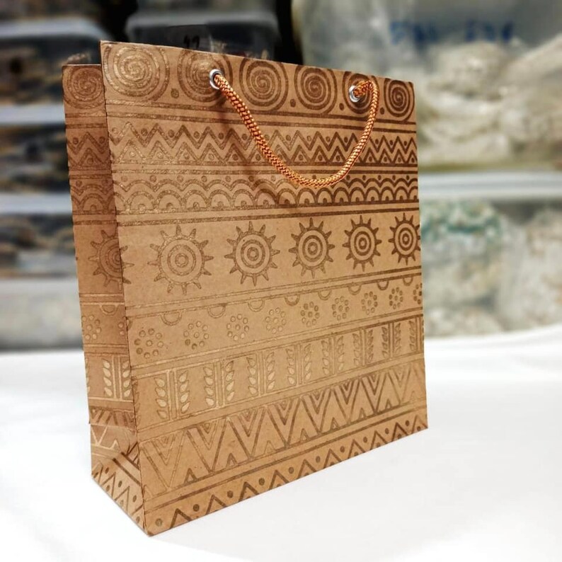 PAPER BAGS / Kraft Retail Shop Gift Bag - Etsy