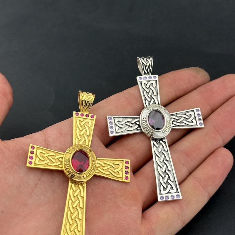 Clergy Cross and Chain - Etsy