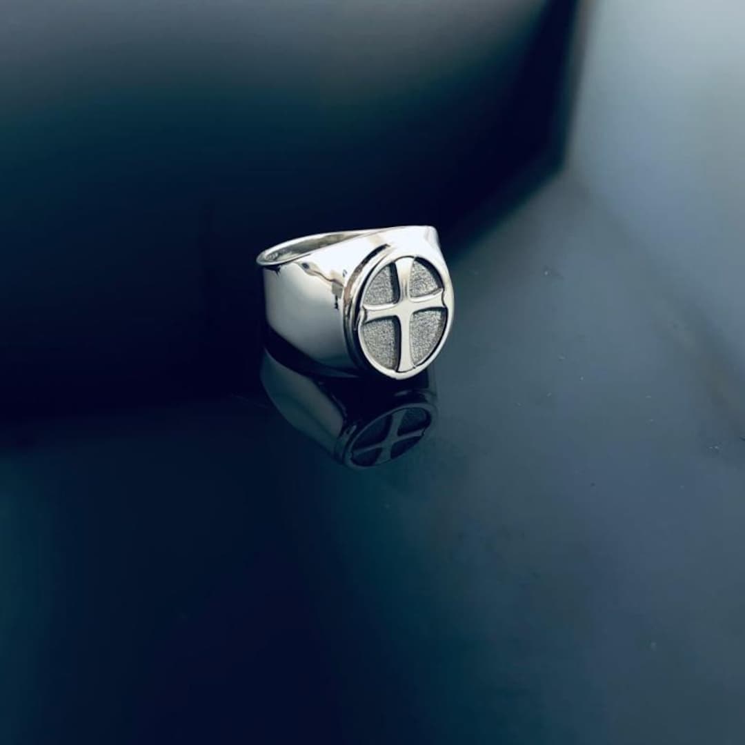 Pope's Ring, Personalized Name Ring, Christmas Gift, Cross Ring, Ring ...