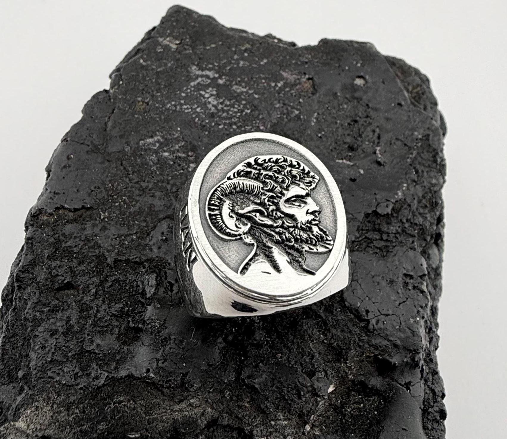 Customizable Greek Mythology Ring, Unique Design With Your Image, Greek ...