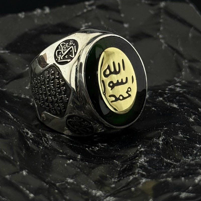 Islamic Men Rings - Etsy Canada