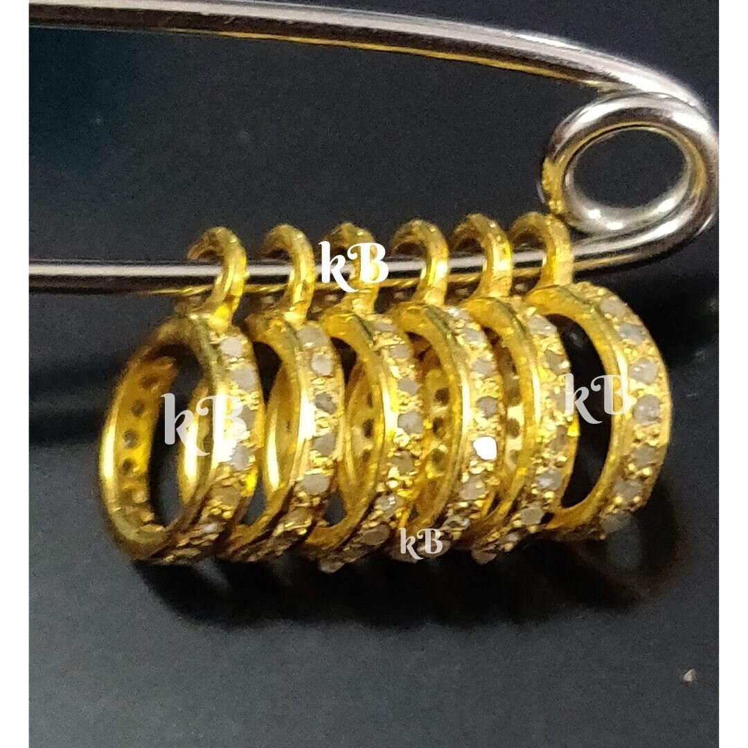 Pave Diamond Lobster Lock Ring Diamond Lock Ring Lobster - Etsy