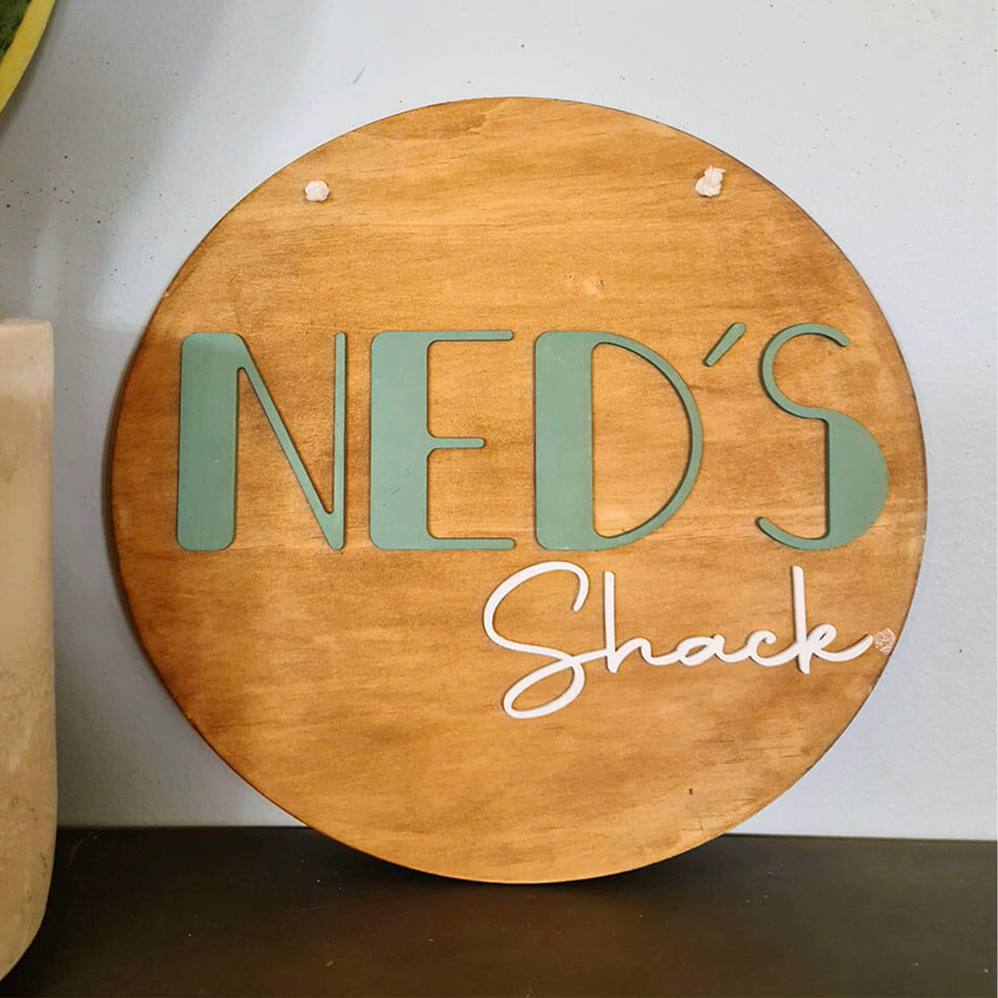 30cm Personalised Timber Name Sign, Nursery Name Sign, Baby Name Sign ...