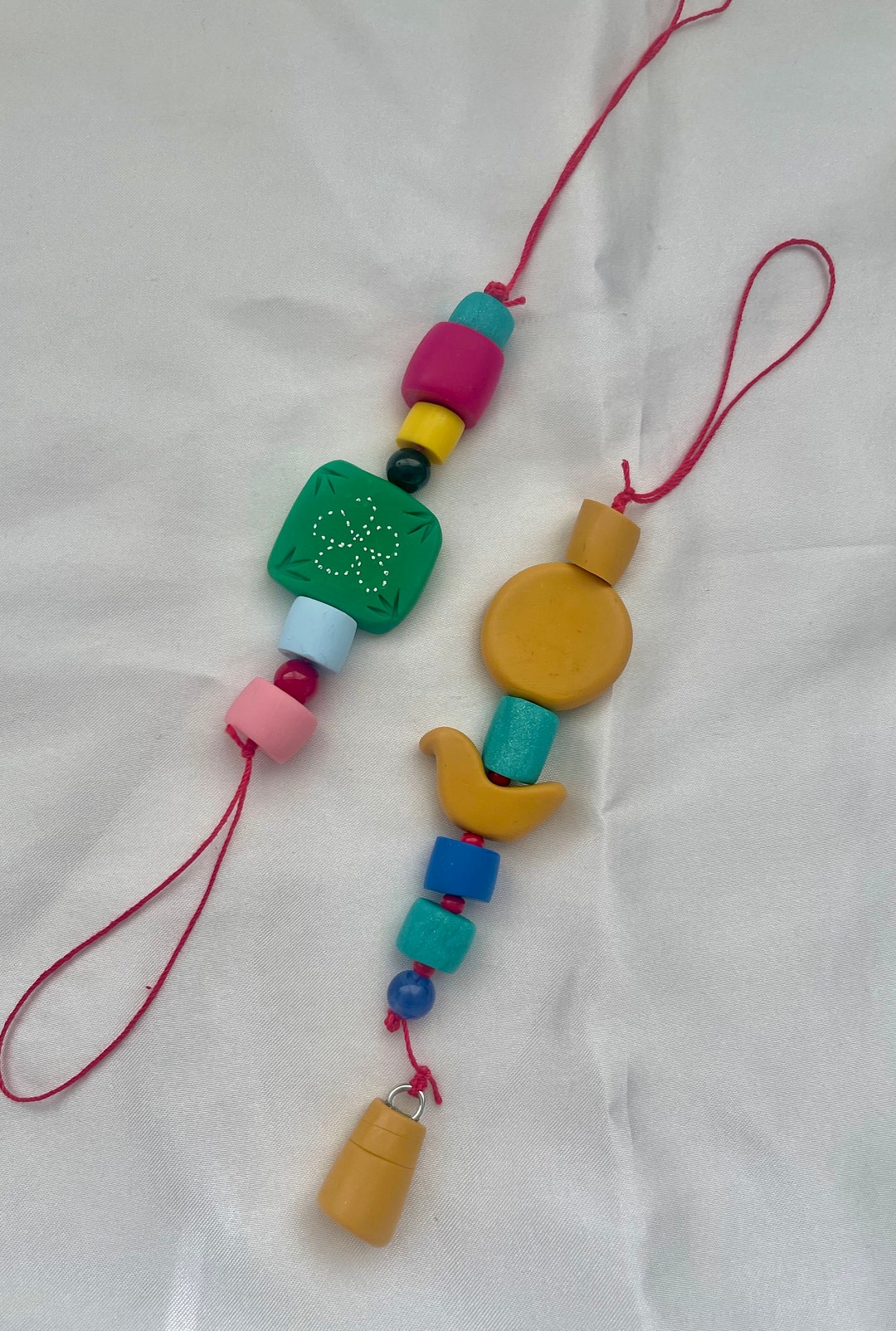 Marinette and Adrien Lucky Charm Bracelets. Handmade Polymer Clay ...