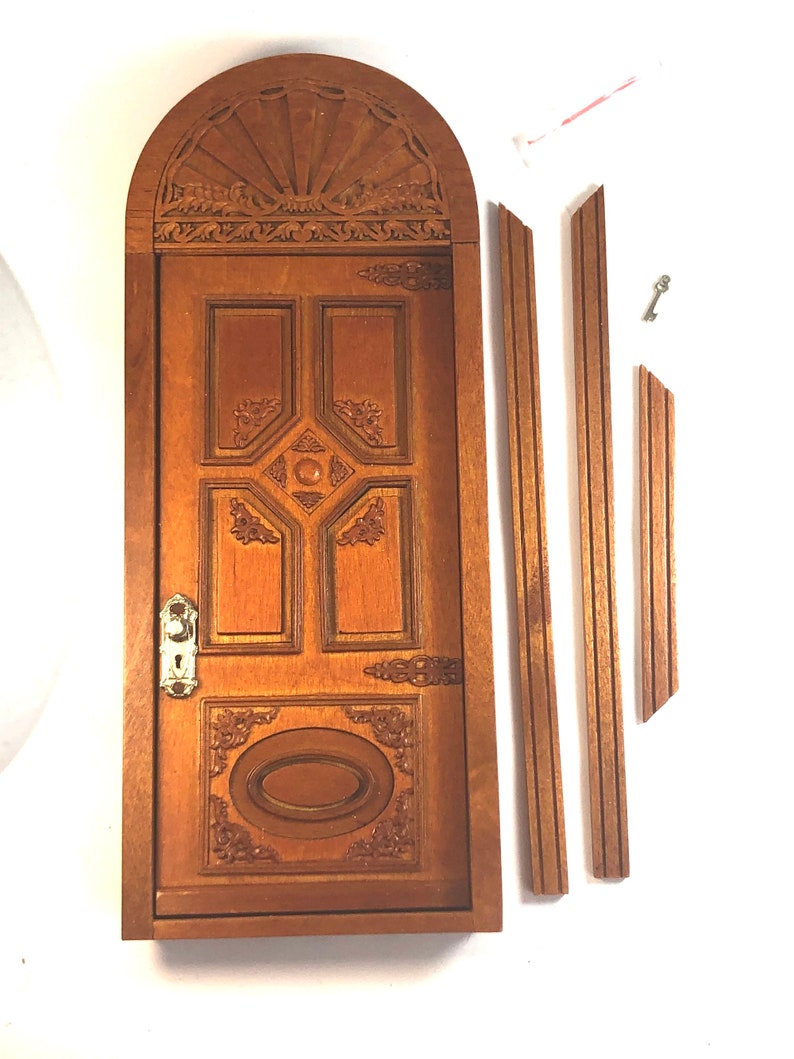 1:12 scale miniature dollhouse Art Nouveau door by JBM J31064 | Etsy