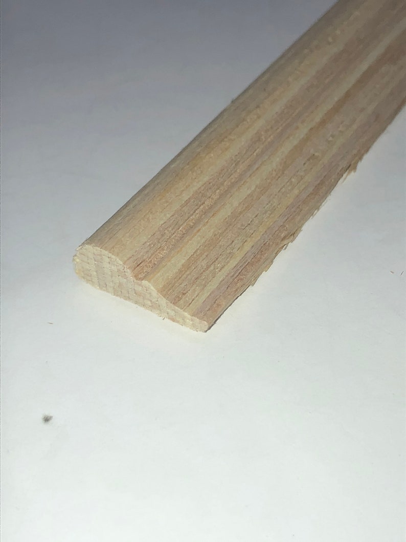 Carved Timber Unfinished Wood Trim Moulding for Craft Woodwork Projects ...