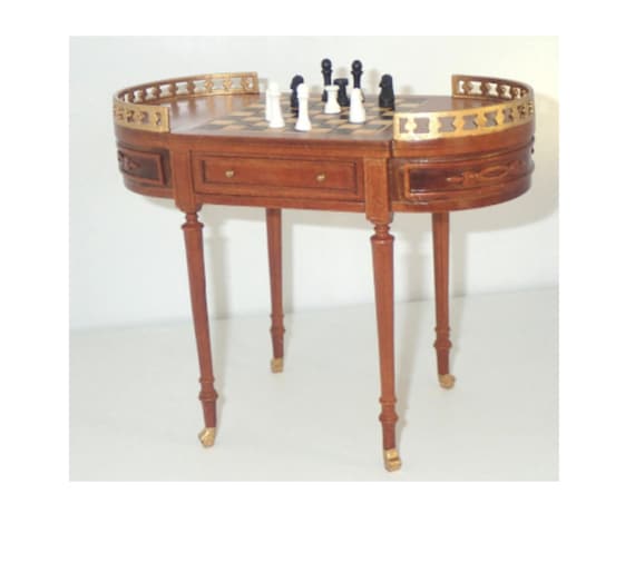 1:6 Scale Chess Table by JBM for Dolls Such as Barbie Fashion | Etsy