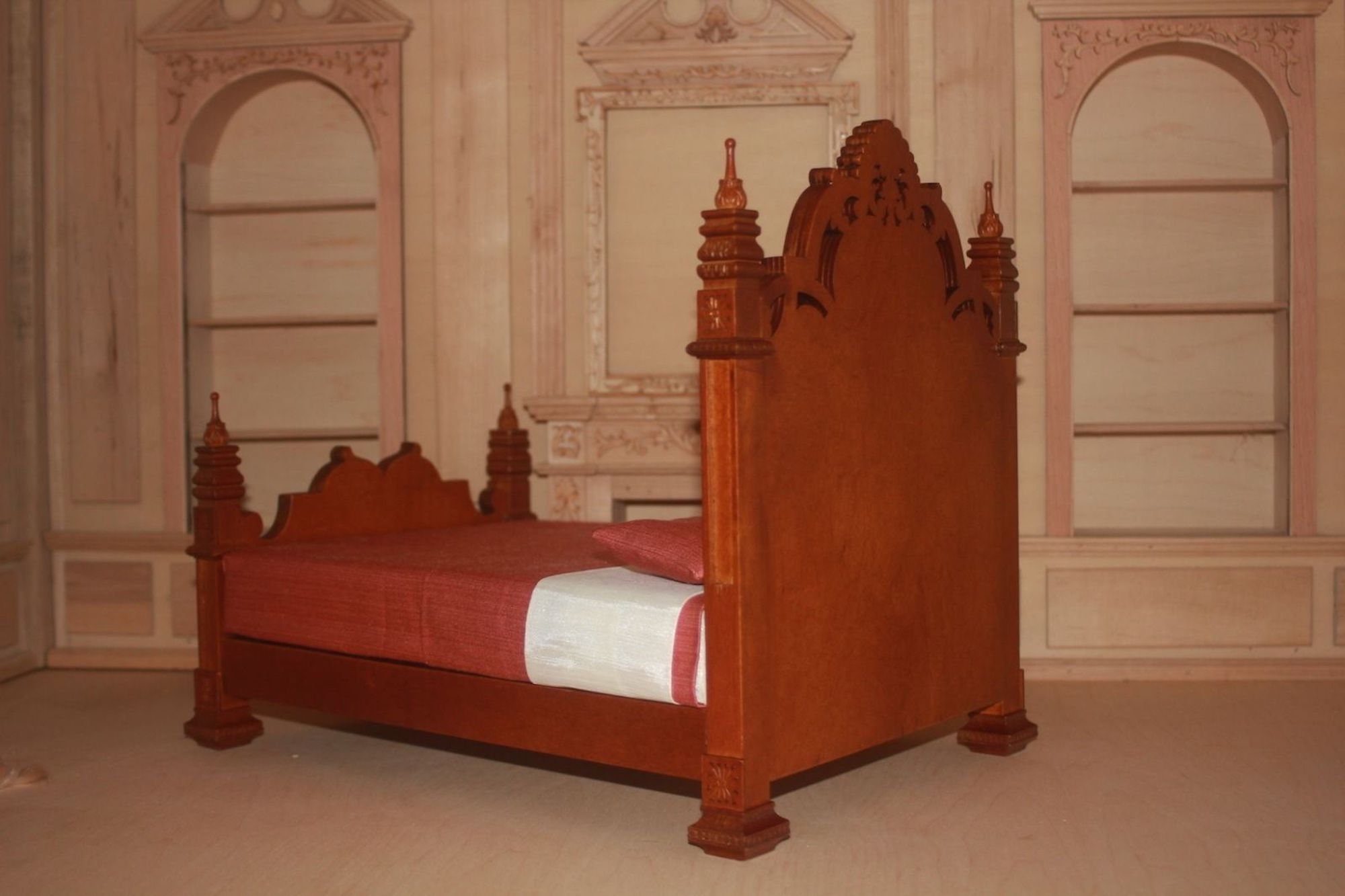 1:6 Scale Playscale Gothic Bed by JBM for Dolls Such as - Etsy