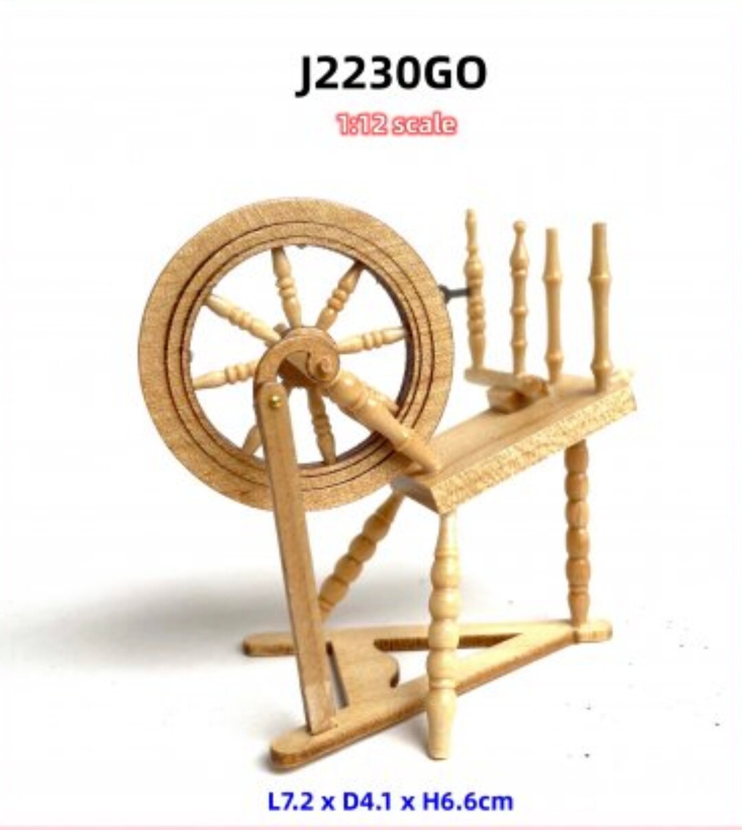Miniature Dollhouse Spinning Wheel JBM J2230 - Etsy