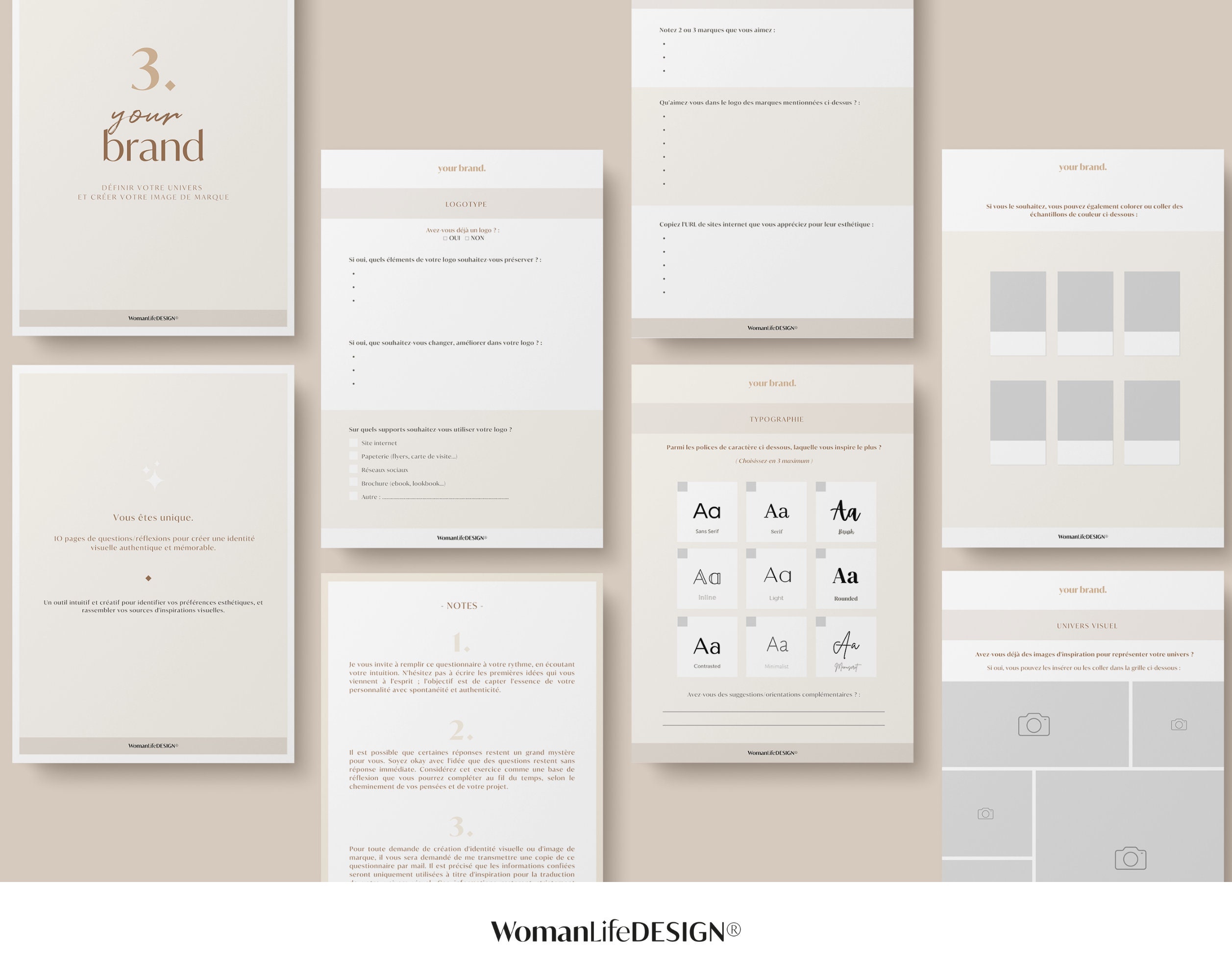 Branding Workbook FULL KIT I Build Your Heartfelt Brand Step by Step I ...