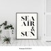 Inspirational Printable Poster HD I Sea Air Sun I INSTANT DOWNLOAD I ...