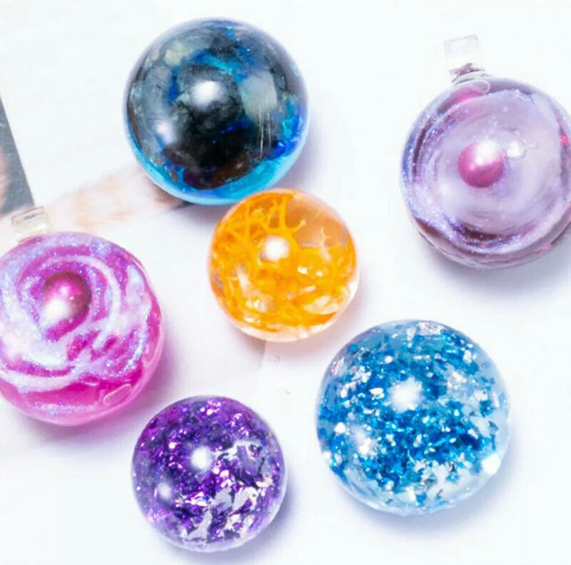 3D Balls Resin Silicone Mould DIY Craft Decor Jewelry Pendant | Etsy ...