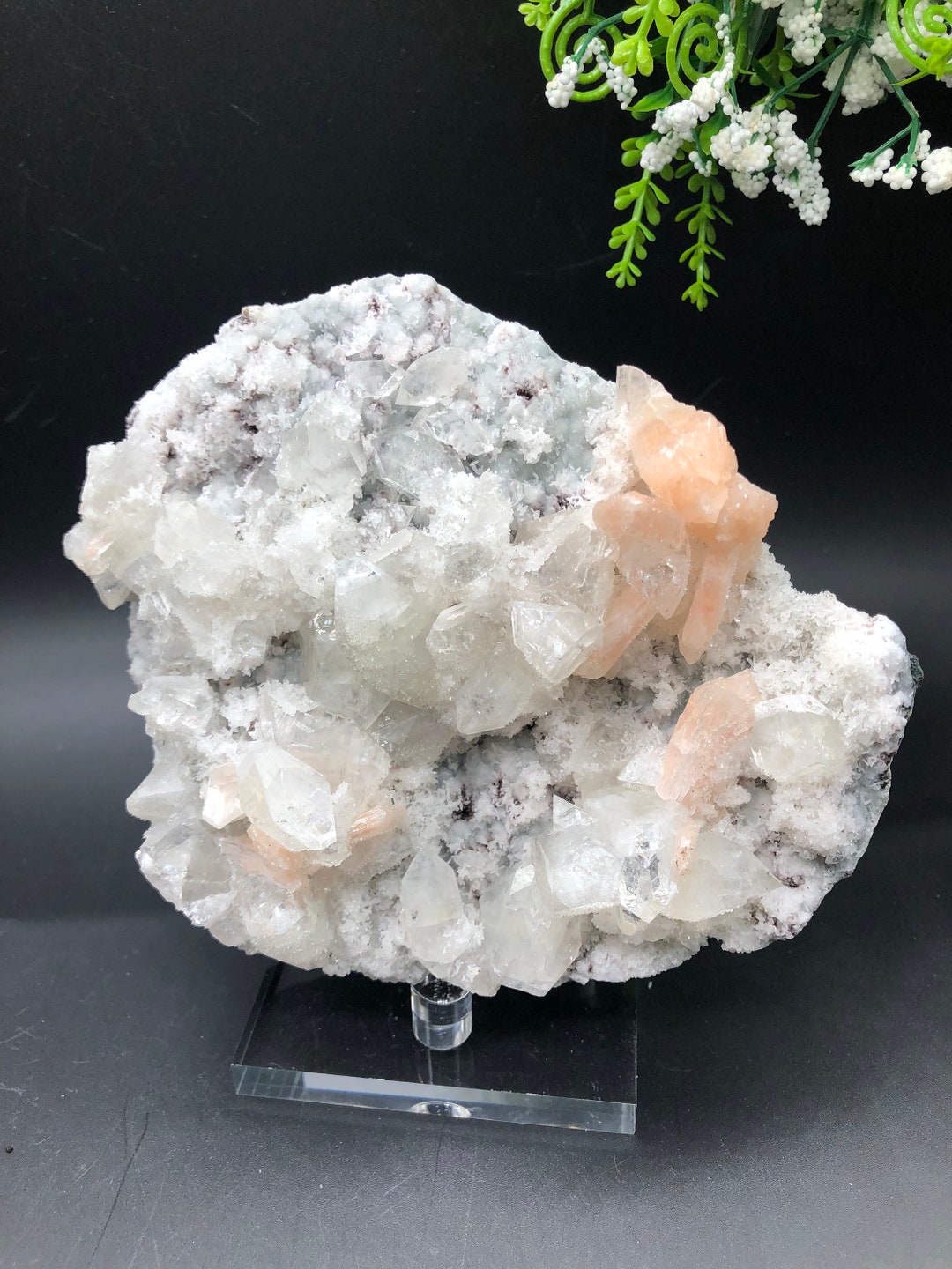 Apophyllite Zeolite Cluster /natural Apophyllite Zeolite Cluster - Etsy