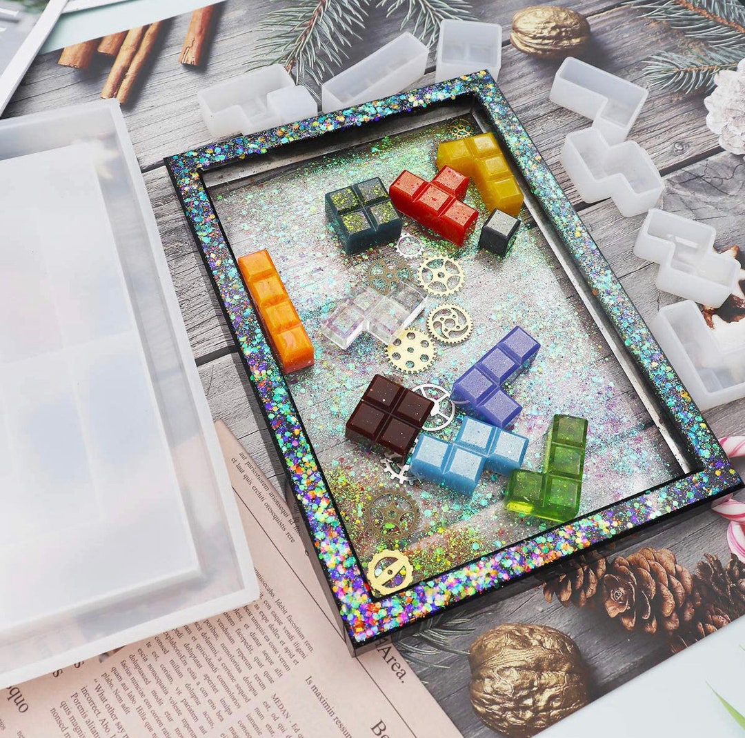 Tetris/ Rectangle Tray Resin Mould DIY Craft - Etsy New Zealand