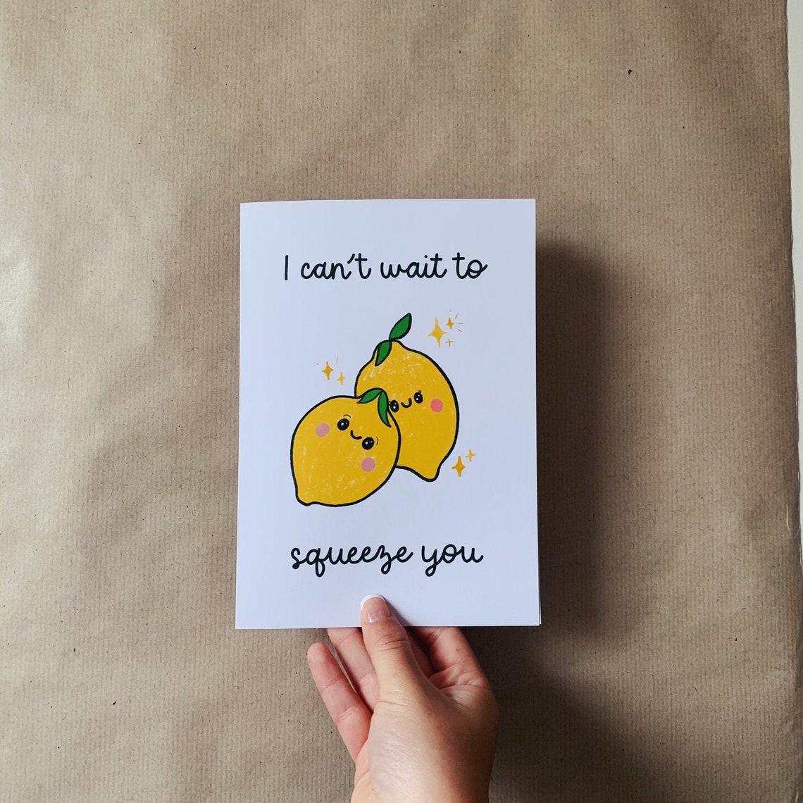 I Can't Wait to Squeeze You Card Miss You Love You - Etsy UK