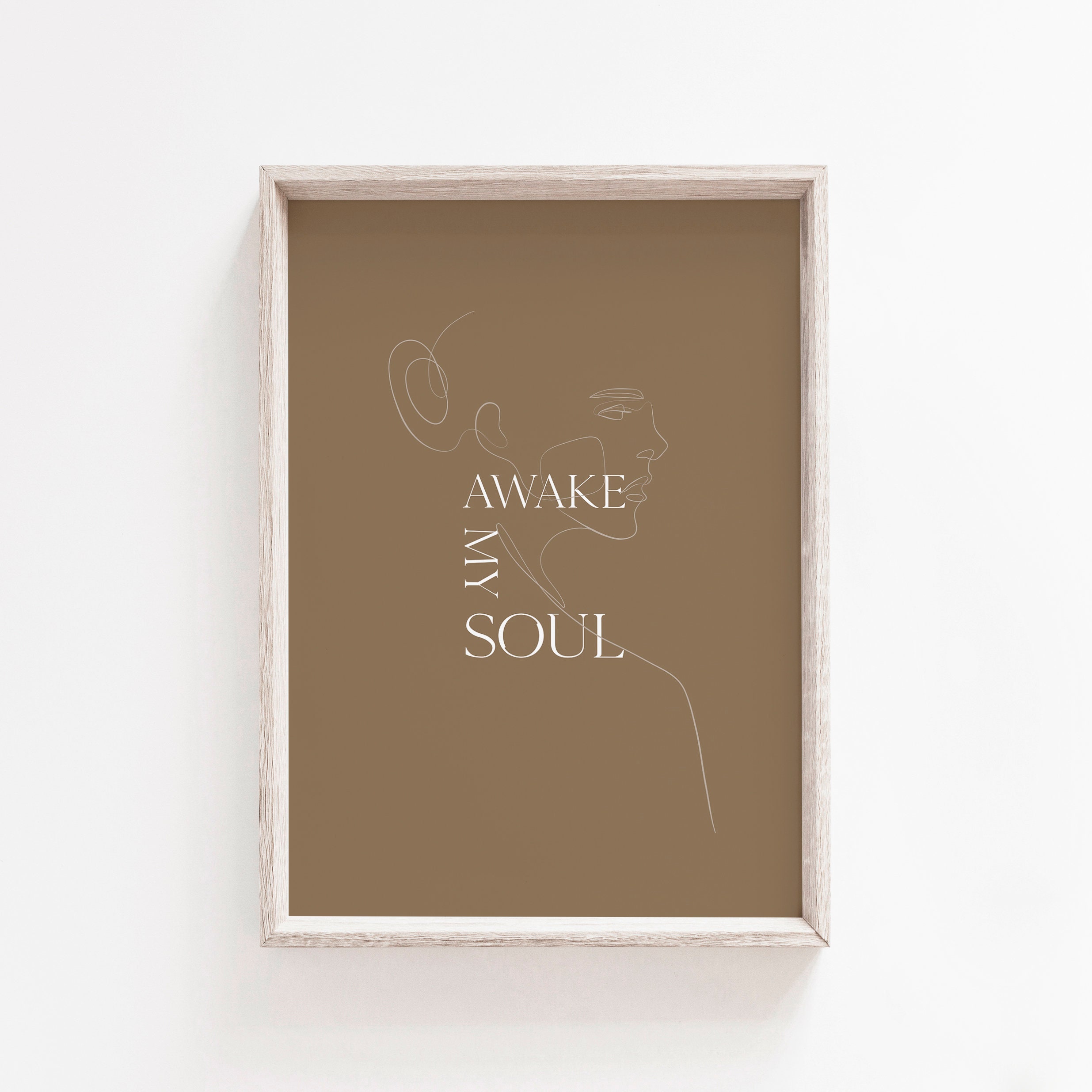 Awake My Soul Christian Wall Art Modern Quote Printables - Etsy