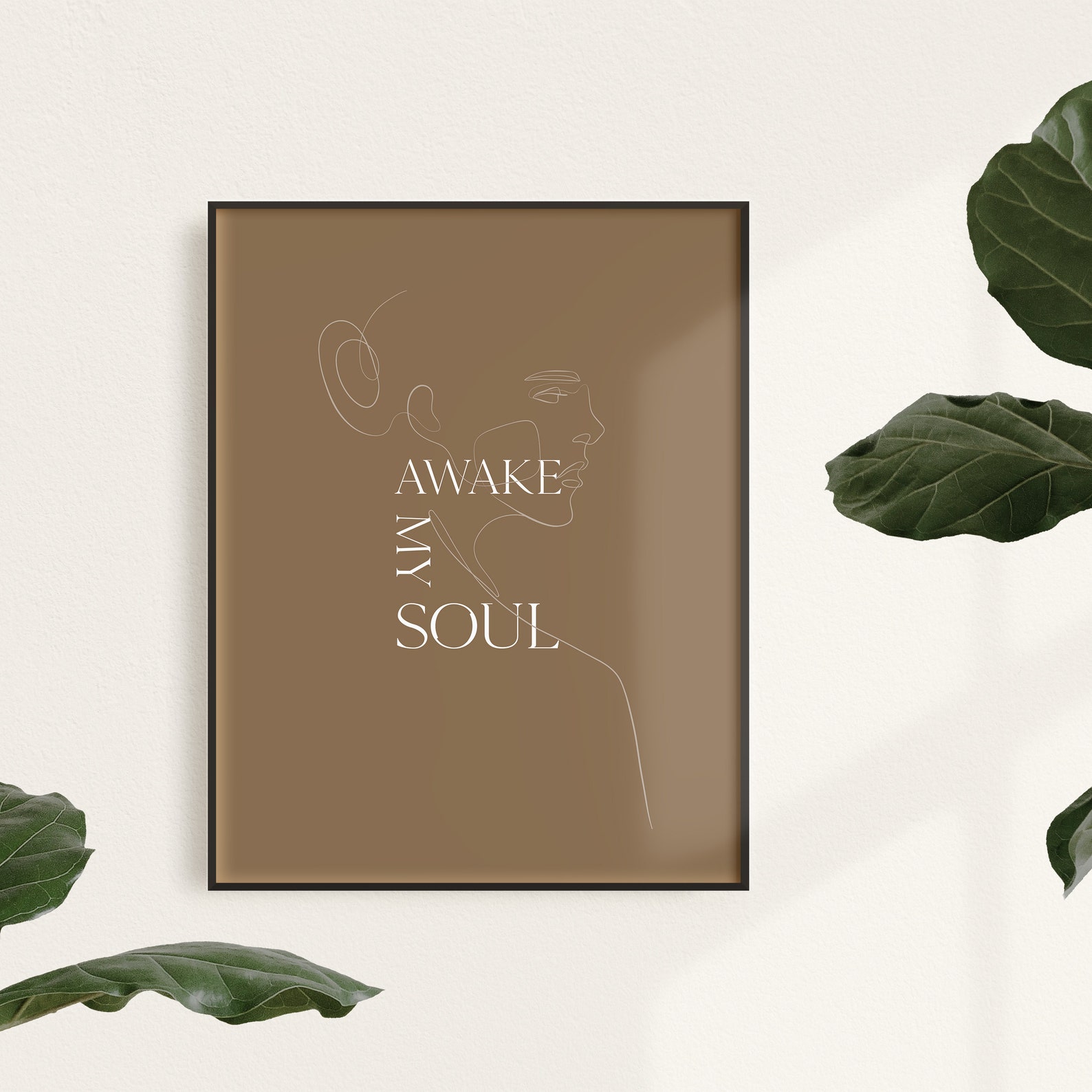 Awake My Soul Christian Wall Art Modern Quote Printables - Etsy