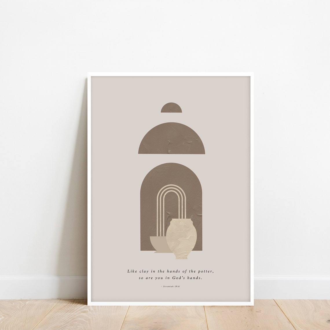 Jeremiah 18:6 Like Clay in the Hands of the Potter - Etsy