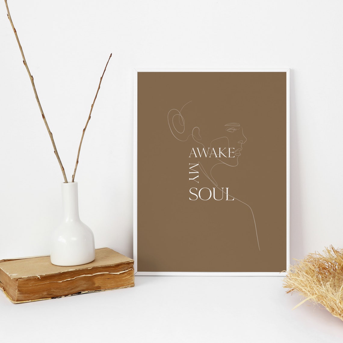 Awake My Soul Christian Wall Art Modern Quote Printables - Etsy