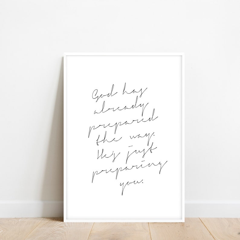 Modern Christian Wall Art Printable Scripture God Has - Etsy