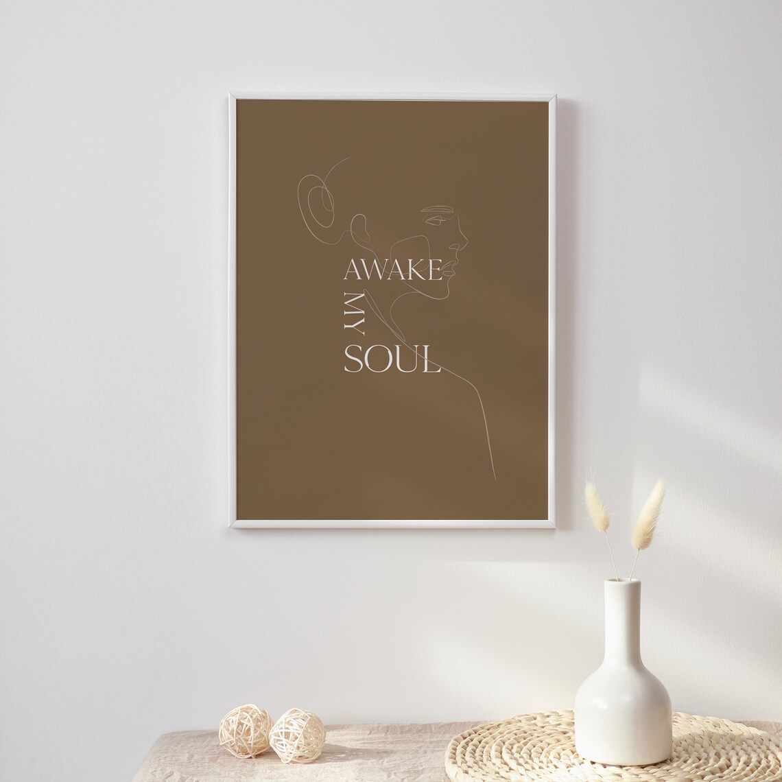 Awake My Soul Christian Wall Art Modern Quote Printables - Etsy