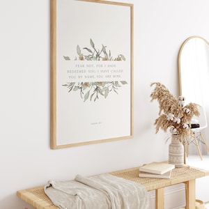 Isaiah 43:1 | Christian Wall Art | Printable Scripture | Bible Verse ...