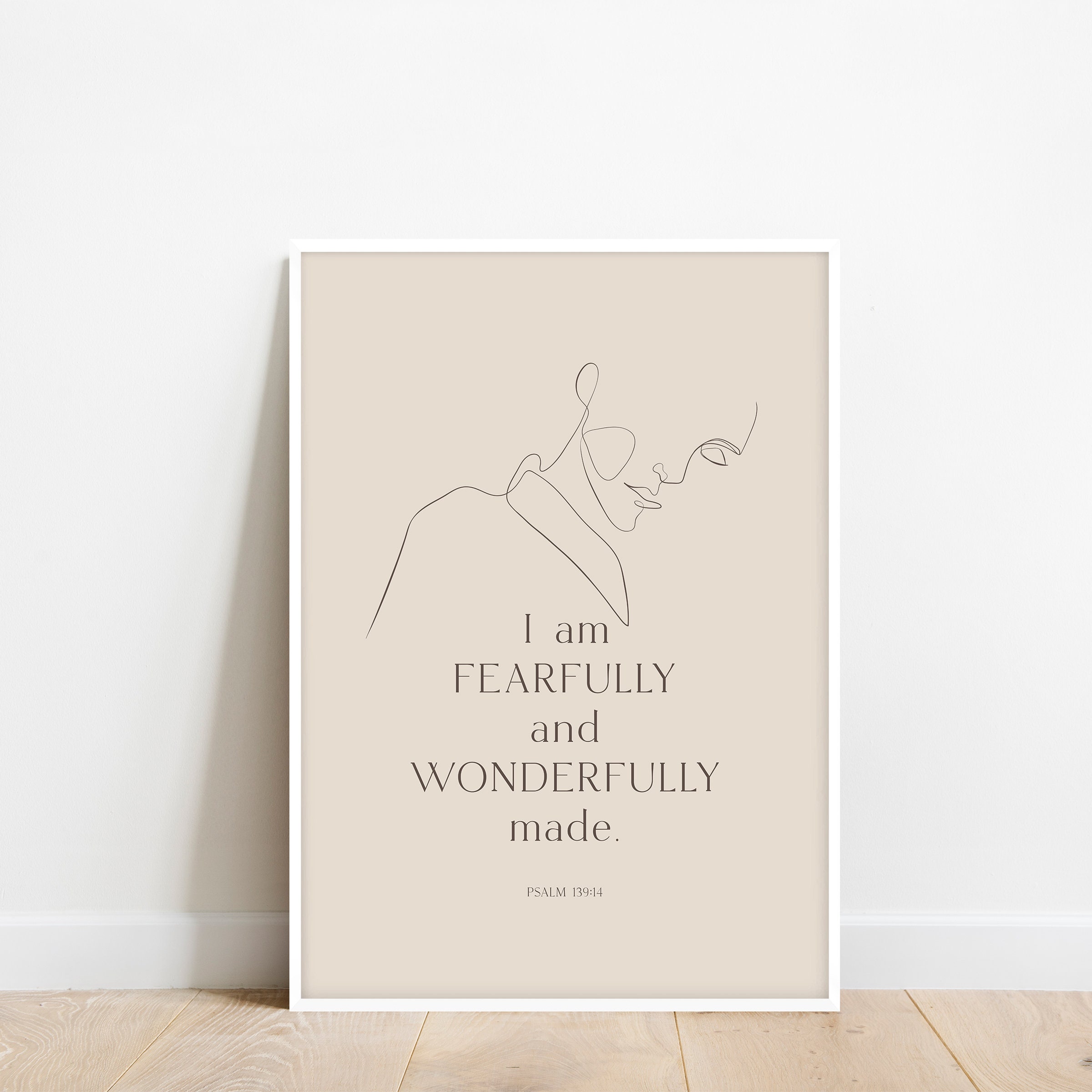 Psalm 139:14 I Am Fearfully and Wonderfully Made Printable - Etsy