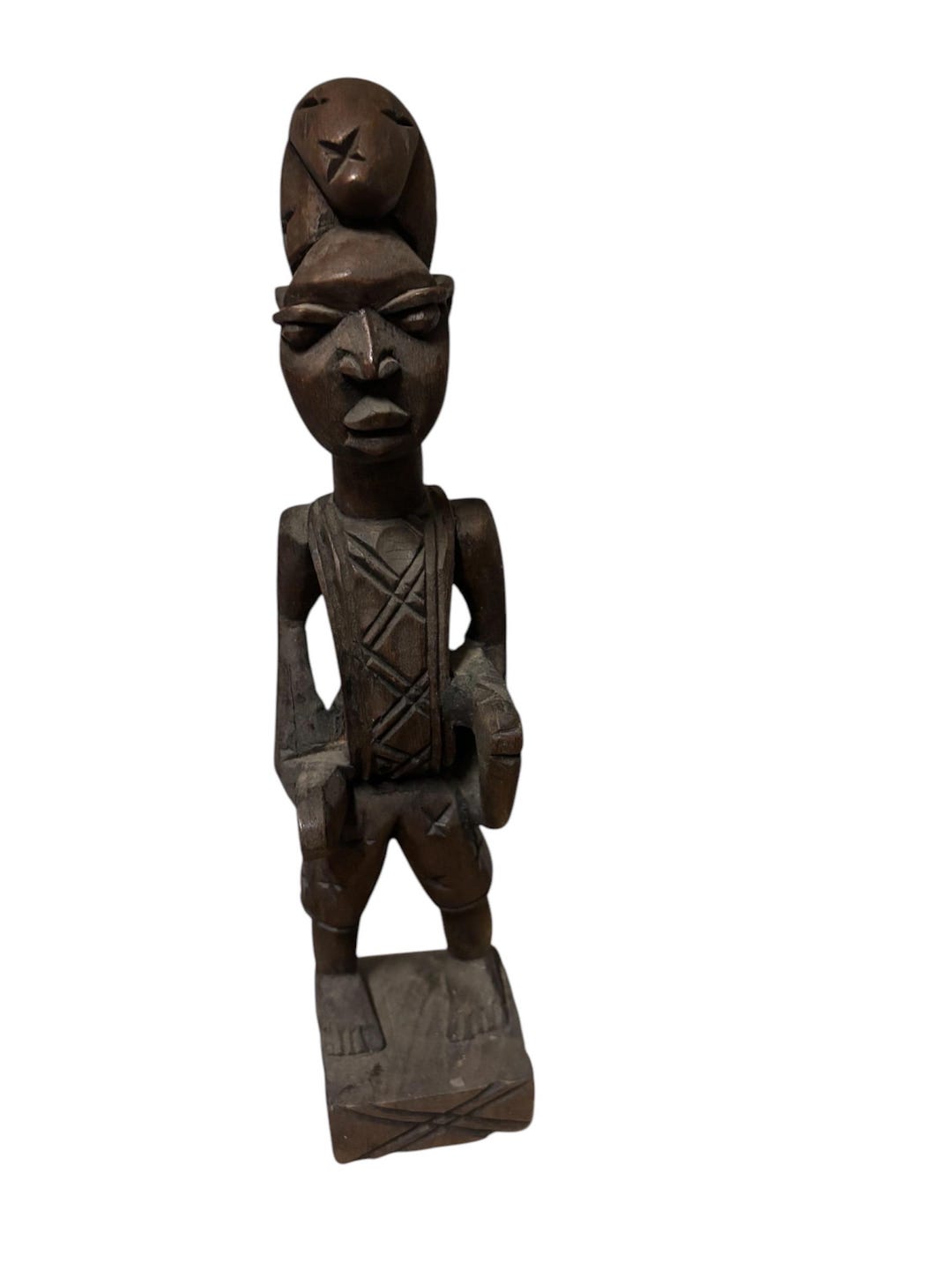 IFA ORISHA Ogun 13.5 " YORUBA Traditional Handmade Wooden. Made in ...