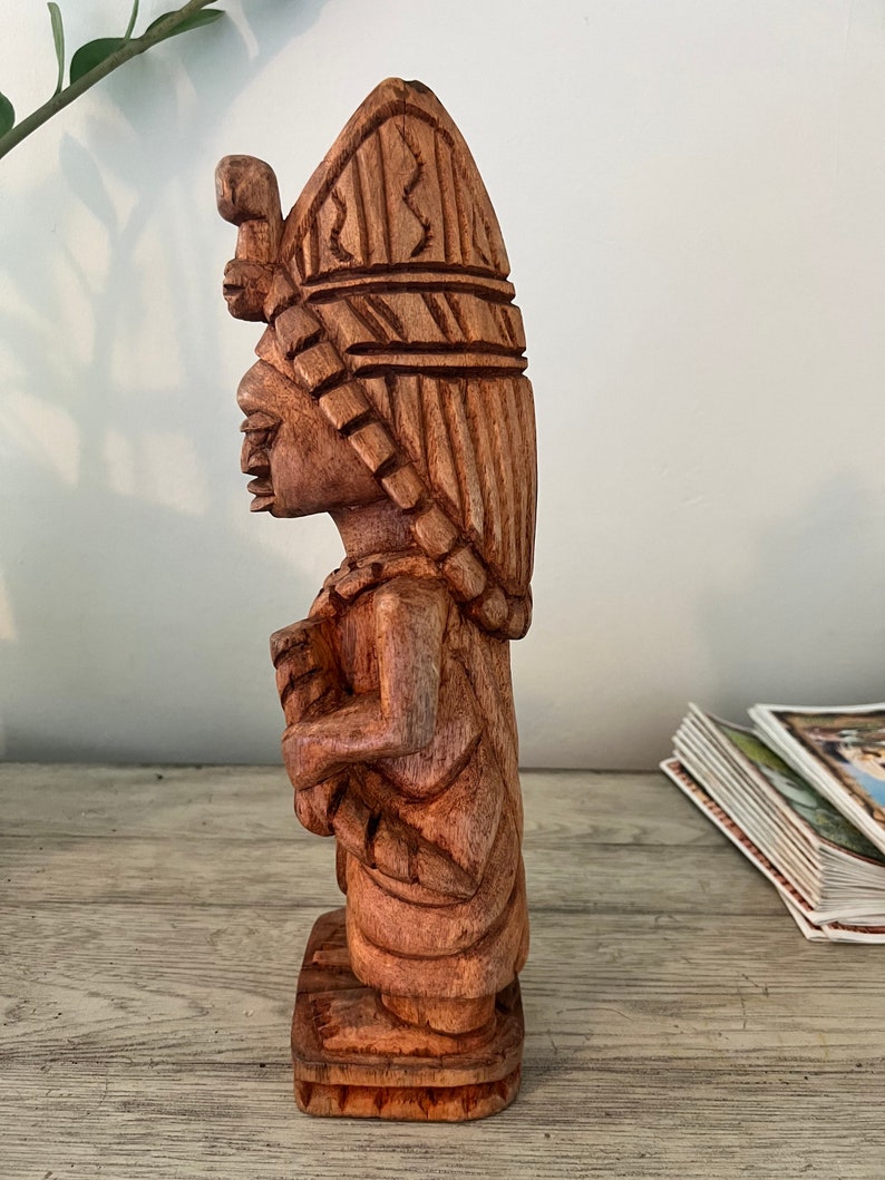 IFA Oduduwa Statue aus Holz handgeschnitzt in Nigeria - Etsy.de